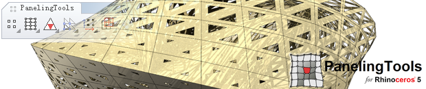 PanelingTools To Grasshopper 组件使用方法。